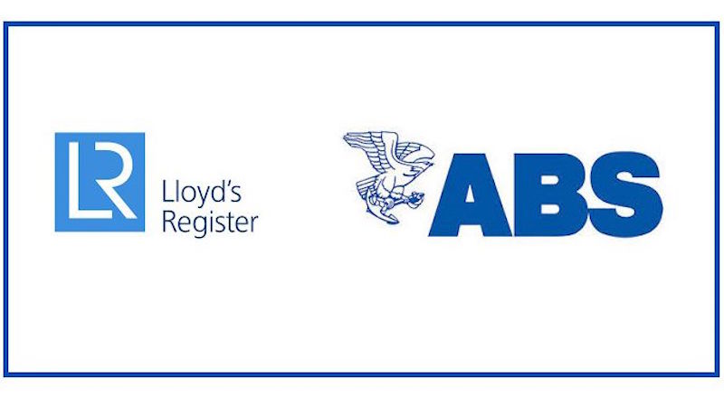 Lloyds Register & ABS logos - Maritime London